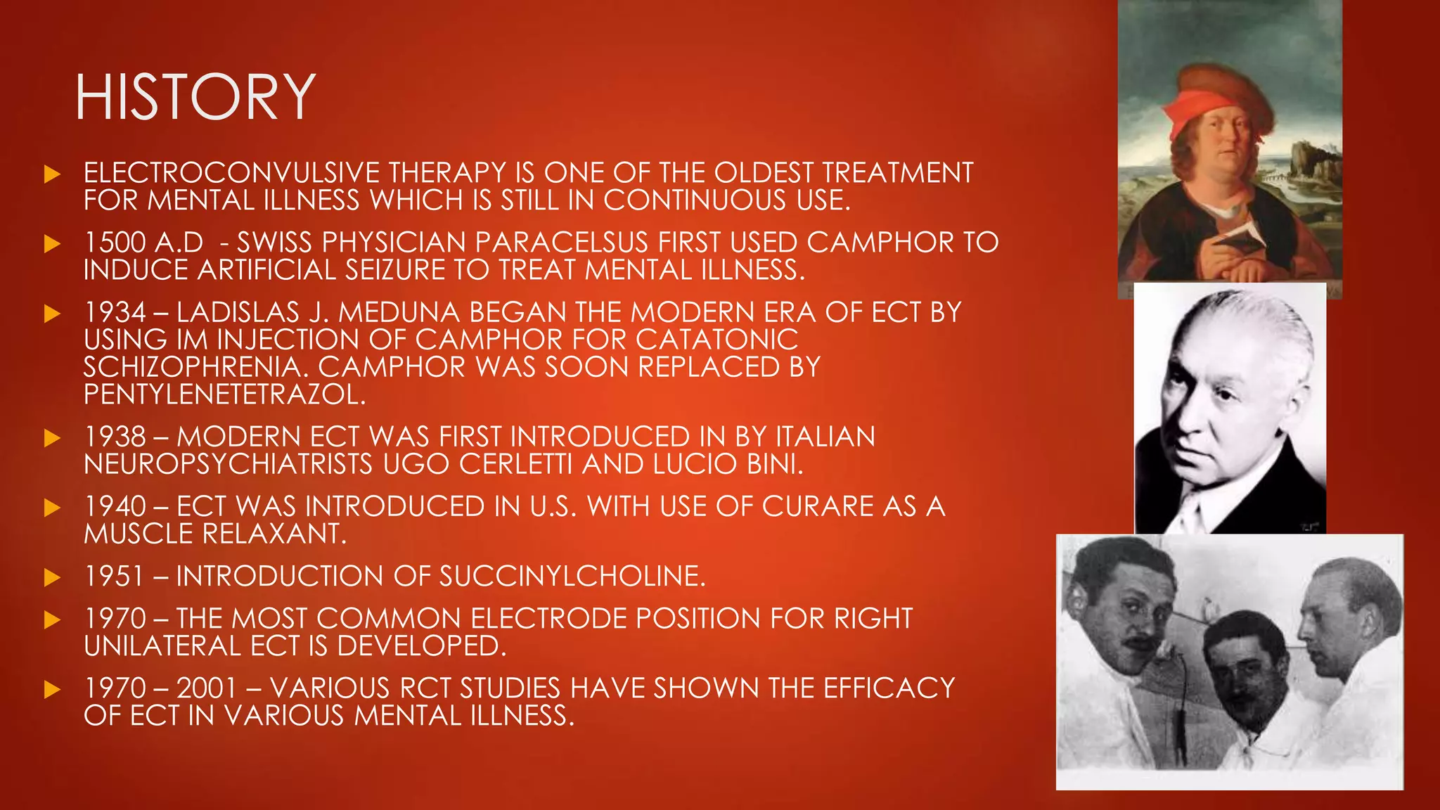 Electroconvulsive therapy and its present status | PPTX