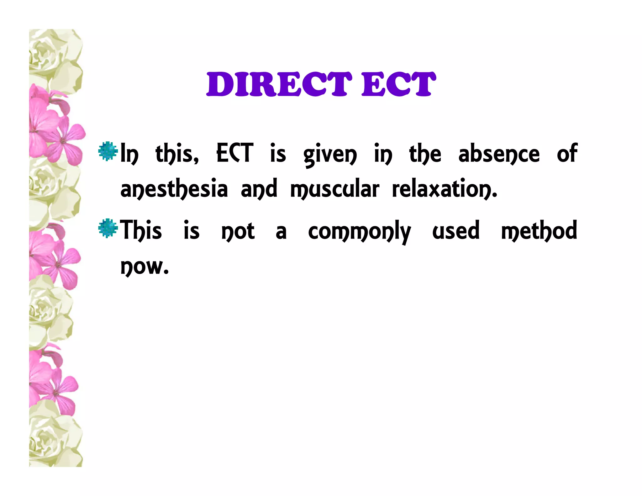 Electro convulsive therapy (ECT) | PDF