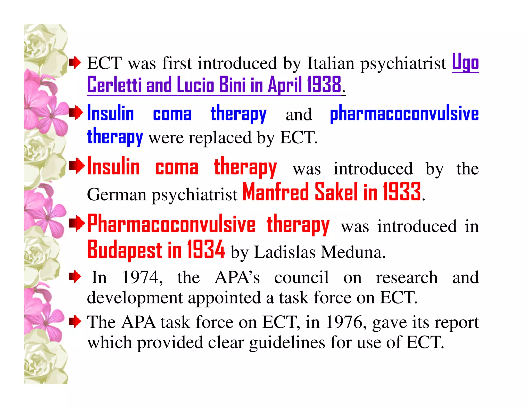 Electro convulsive therapy (ECT) | PDF