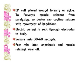 Electro convulsive therapy (ECT) | PDF
