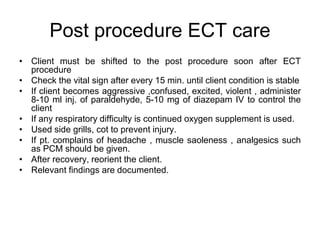 Electroconvulsive therapy ppt | PPT