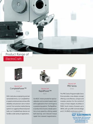 Electrocraft integrated motor_drives_brochure | PDF