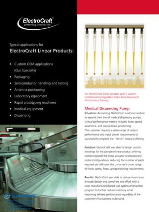 Electrocraft linear motors_catalog | PDF