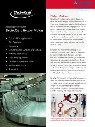 Electrocraft stepper catalog | PDF