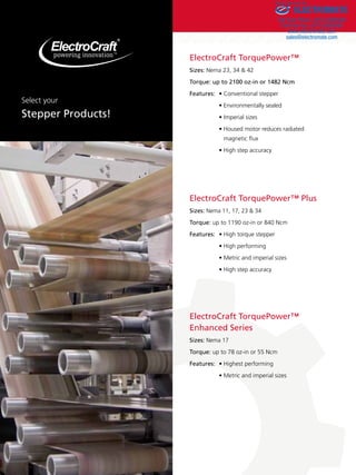 Electrocraft stepper catalog | PDF