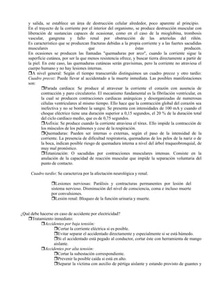 Electrocucion y fulguracion | DOC