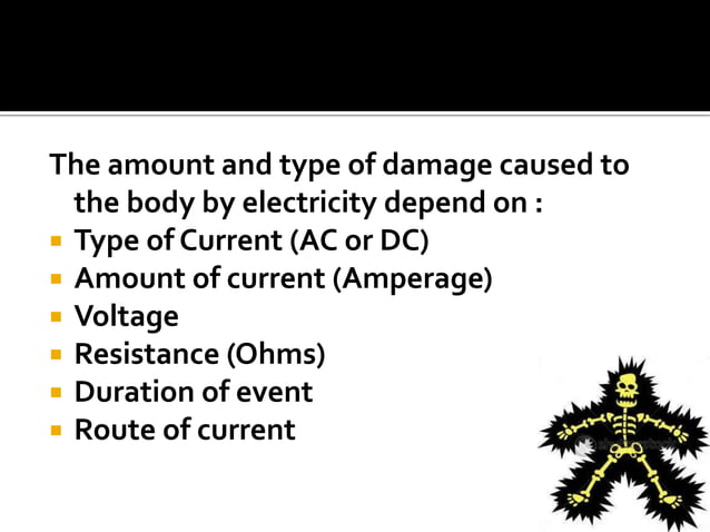 Electrocution | PPTX | First Aid | Injuries