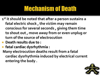Electrocution | PPTX