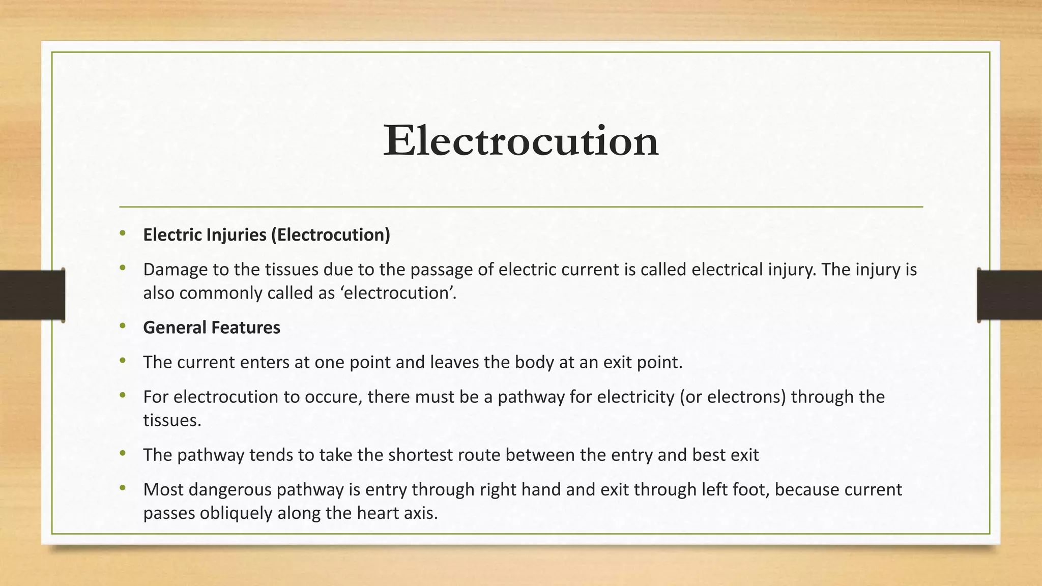 Electrocution | PPTX