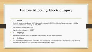 Electrocution | PPTX