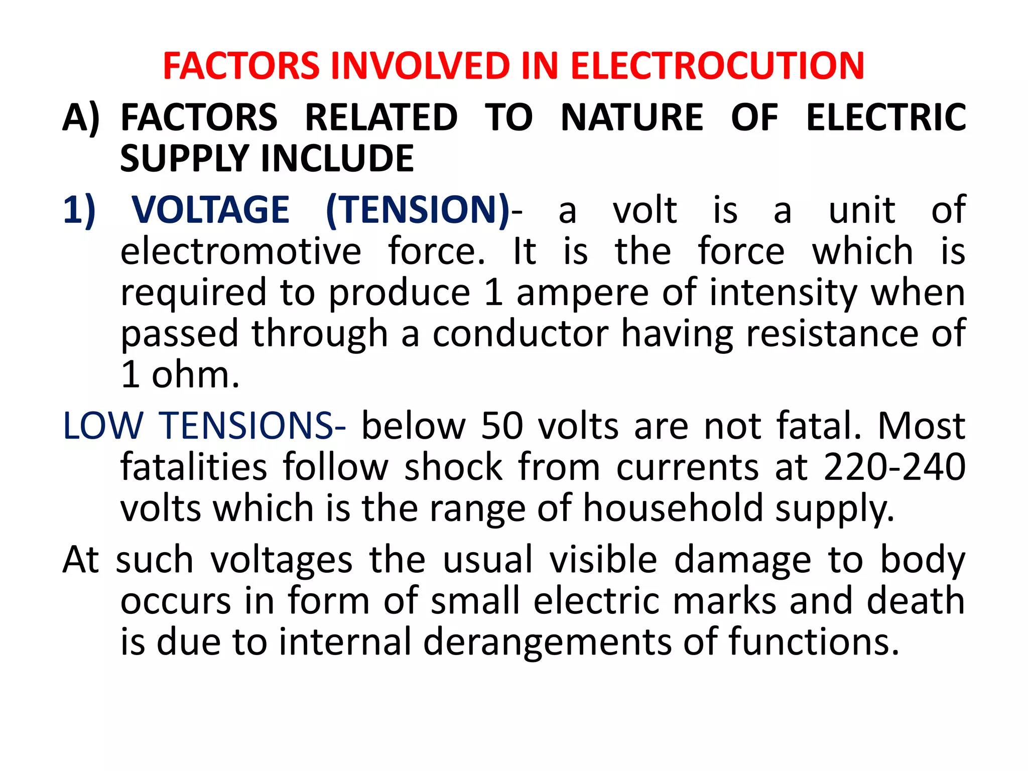 Electrocution | PPTX