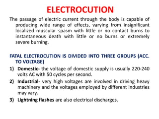 Electrocution | PPTX