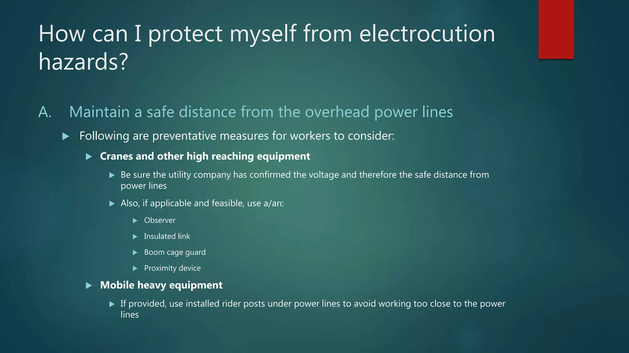 Electrocution hazards 2019 | PPTX