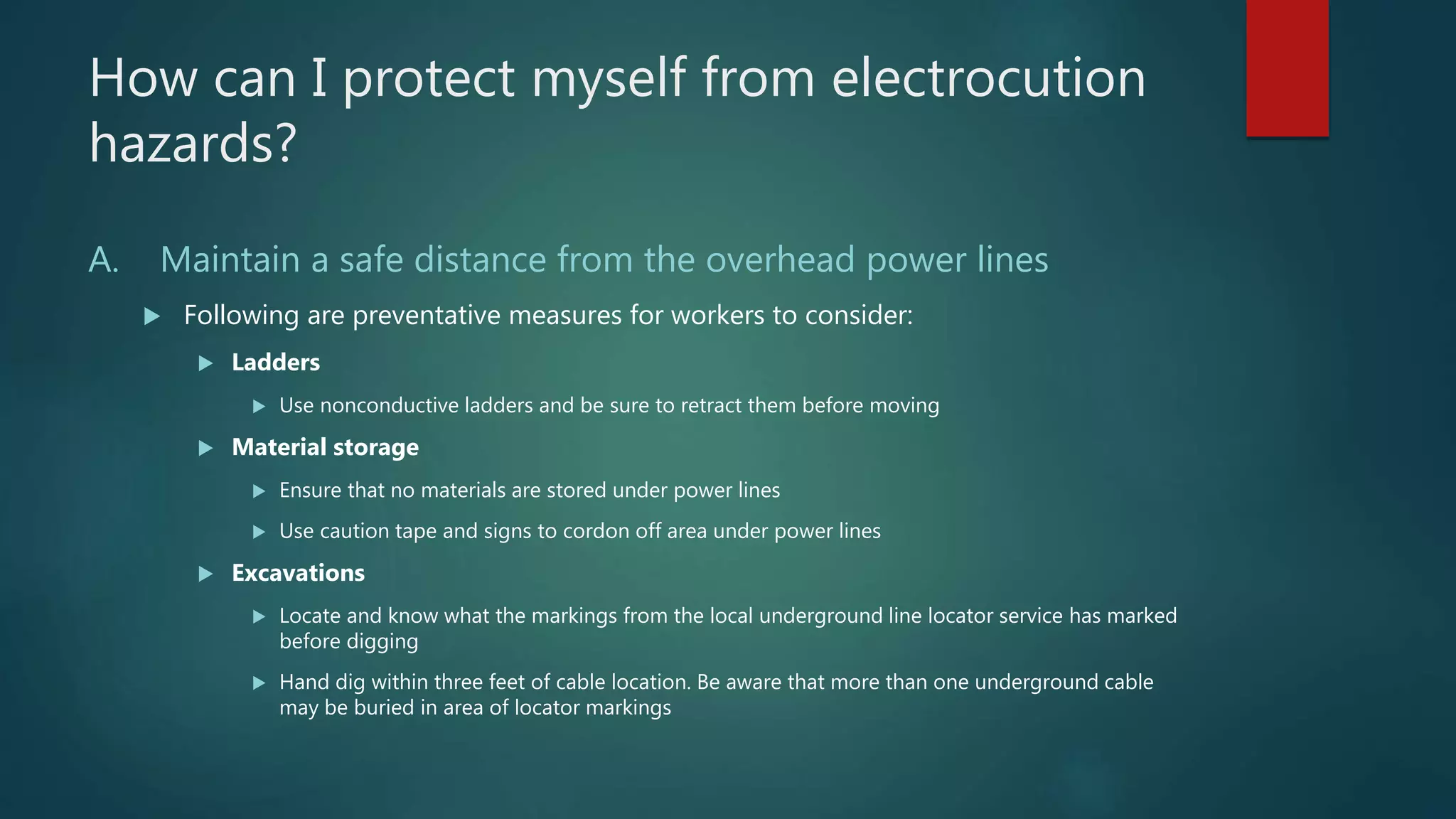 Electrocution hazards 2019 | PPTX