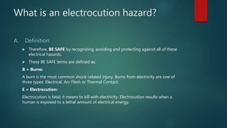 Electrocution hazards 2019 | PPT