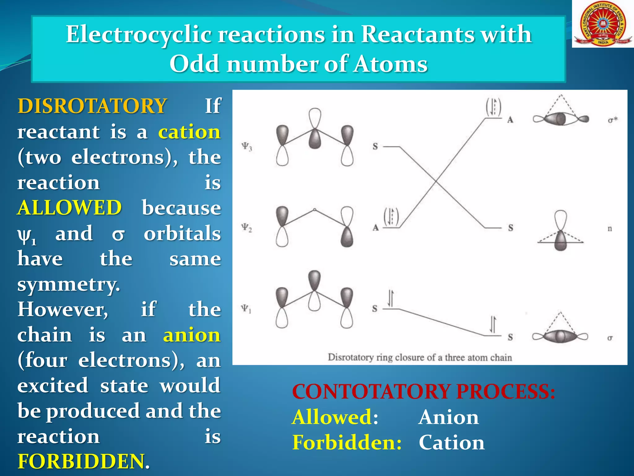 Electrocyclic reactions | PPTX