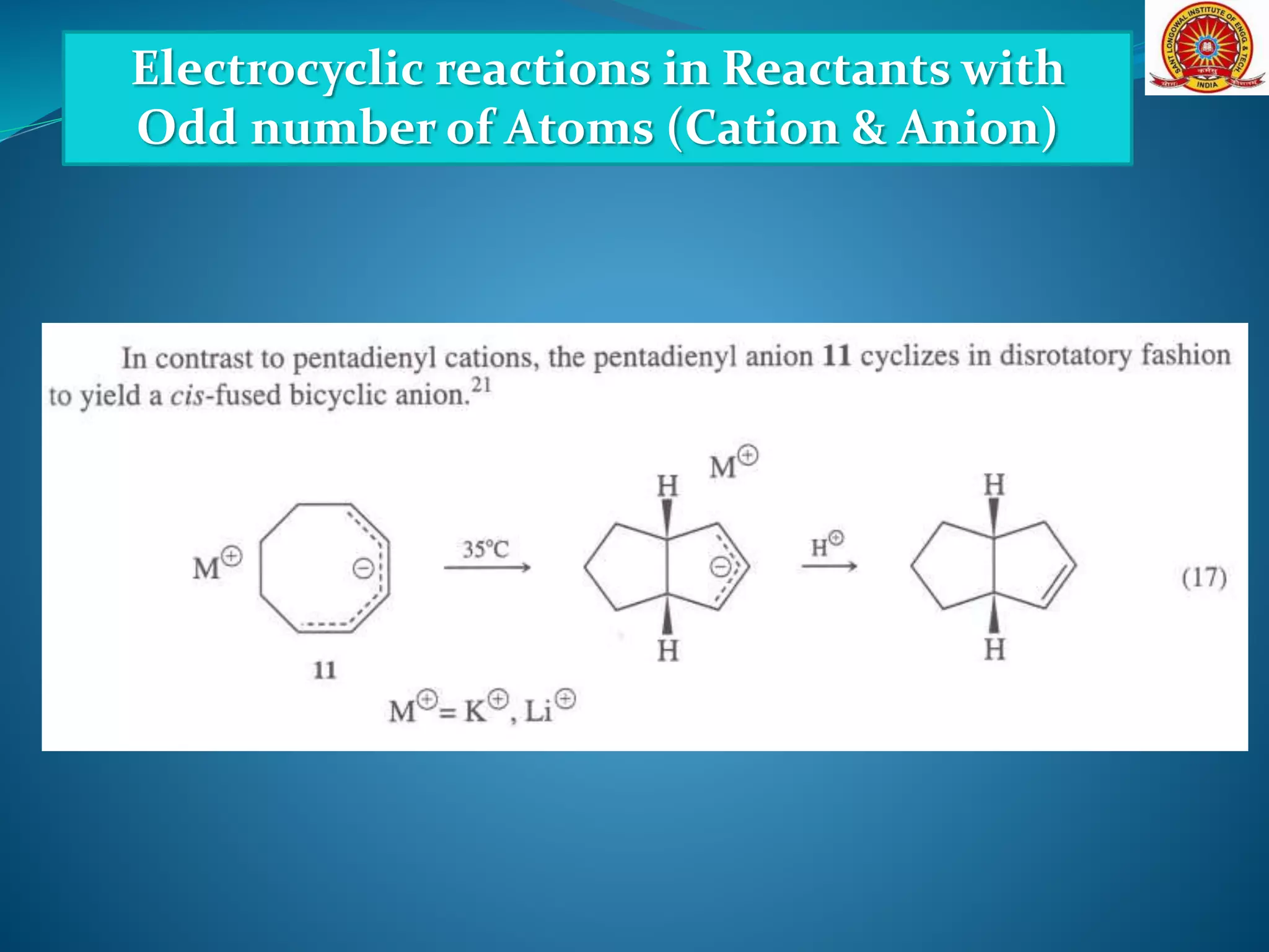 Electrocyclic reactions | PPTX