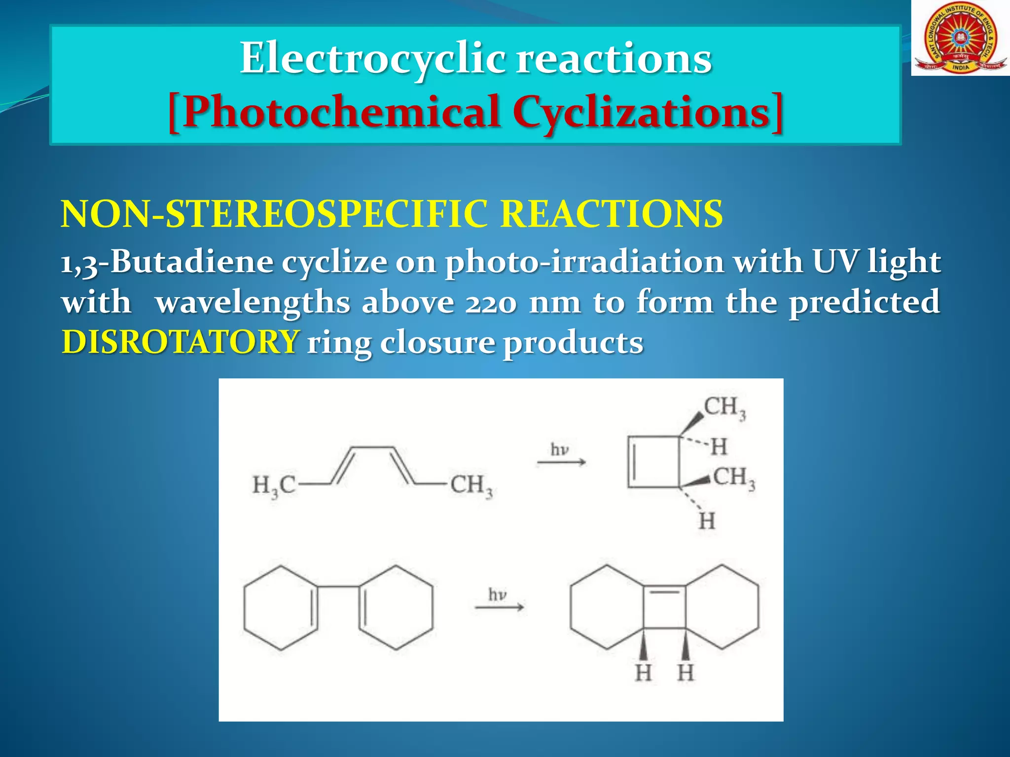 Electrocyclic reactions | PPTX