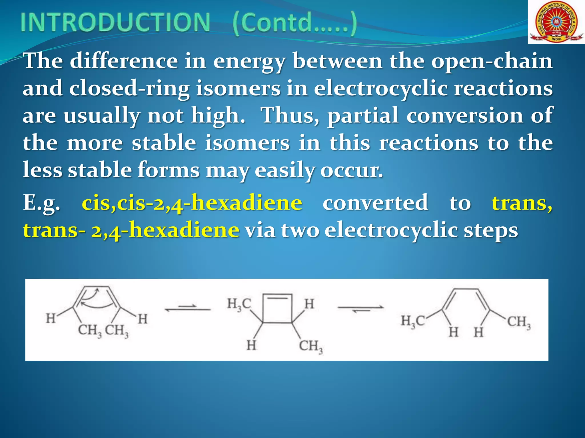 Electrocyclic reactions | PPTX