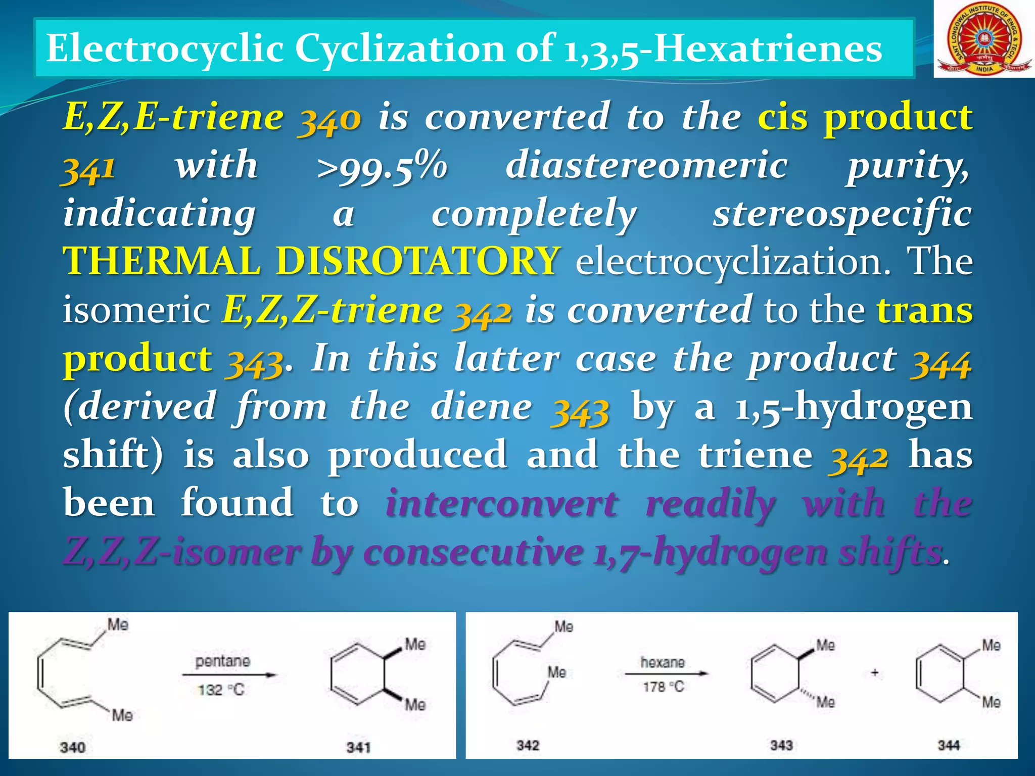 Electrocyclic reactions | PPTX