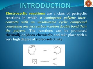 Electrocyclic reactions | PPTX