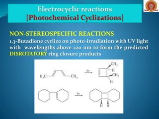 Electrocyclic reactions | PPTX