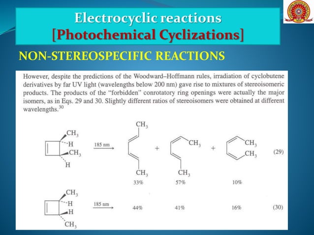 Electrocyclic reactions | PPTX | Chemistry | Science