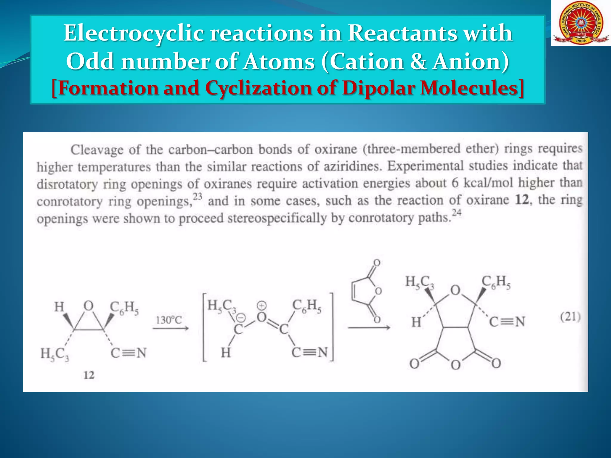 Electrocyclic reactions | PPTX