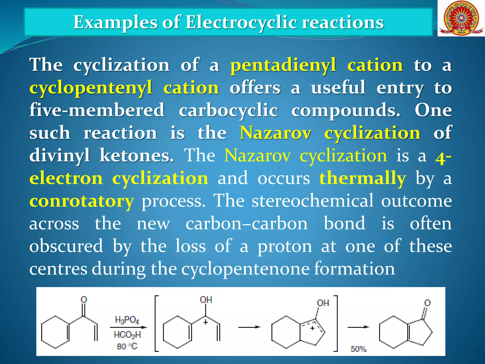Electrocyclic reactions | PPTX