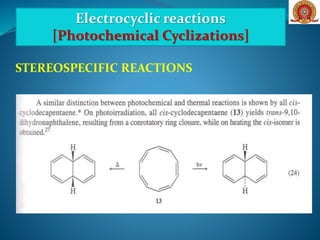 Electrocyclic reactions | PPTX