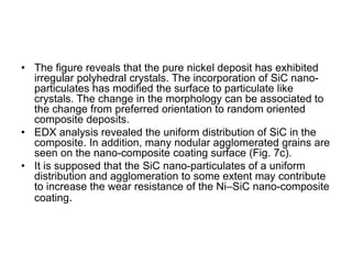 Electrodeposited Ni- Based nano composites | PPTX
