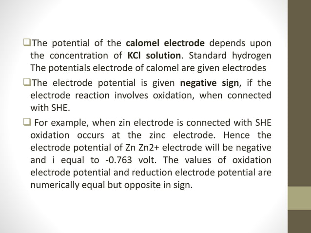 electrode potential.pptx | Chemistry | Science