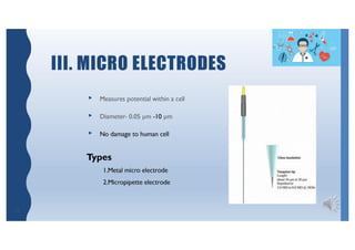 Electrodes in medical field | PDF