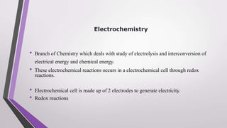Module-3 Electrochemistry and ELECTRODE SYSTEM .pptx