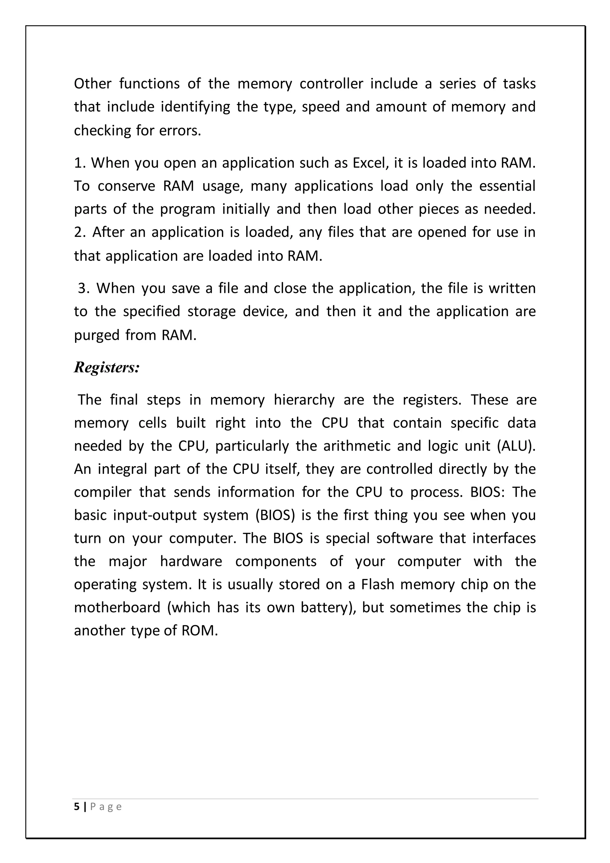 Electro -Mechanical components/devices | DOCX