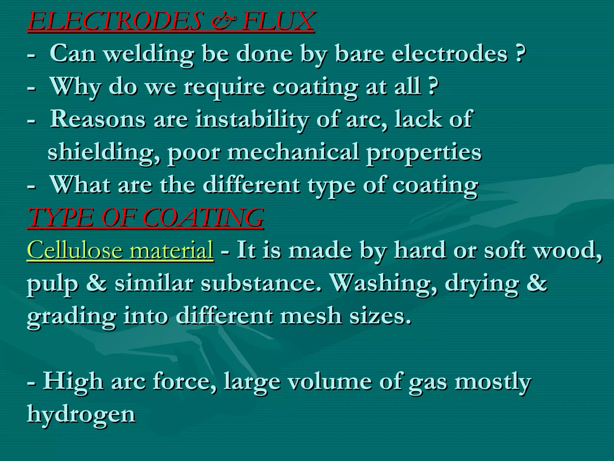 Electrode & welding defects | PPT