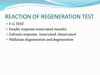 Electrodiagnosis 1 | PPTX