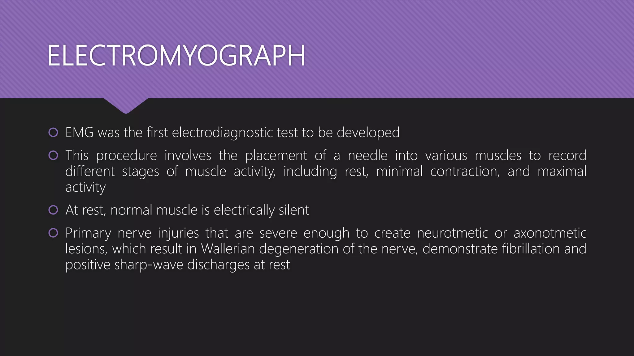 Electrodiagnostic I | PPTX