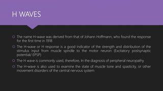 Electrodiagnostic I | PPTX