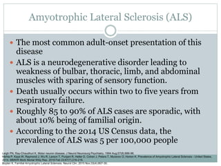Electrodiagnostic Evaluation of Amyotrophic Lateral Sclerosis | PPT