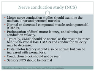 Electrodiagnostic Evaluation of Amyotrophic Lateral Sclerosis | PPTX