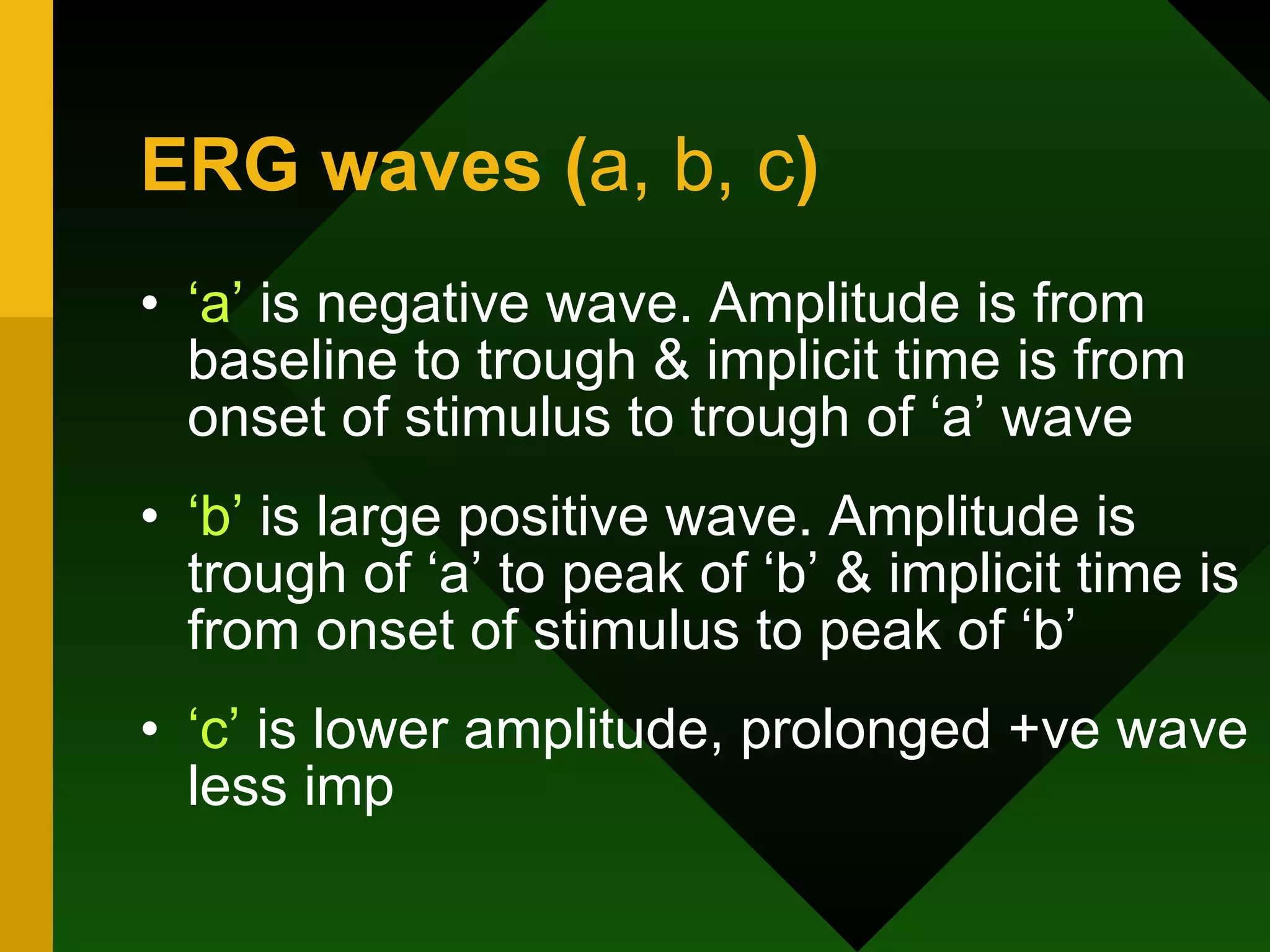 Electrodiagnostic Tests in Ophthalmology | PPT