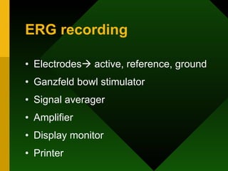 Electrodiagnostic Tests in Ophthalmology | PPT