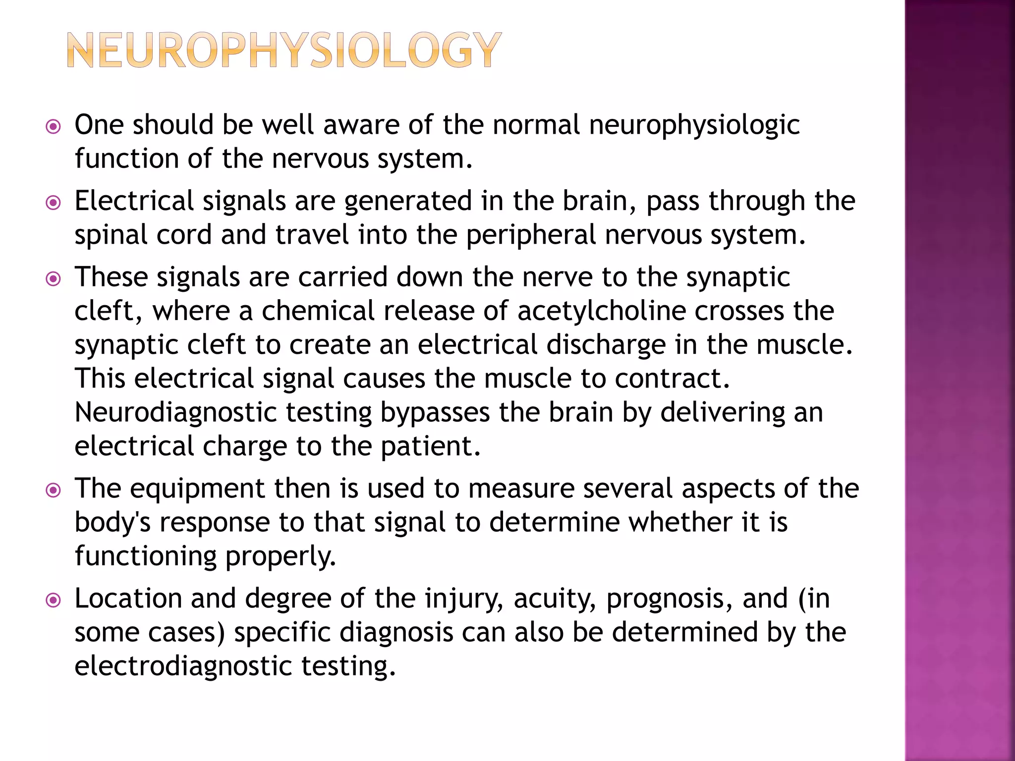 Electro diagnostic tests ppt | PPTX