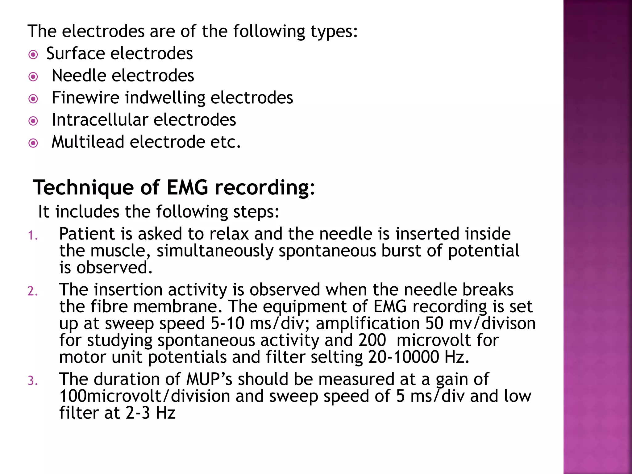 Electro diagnostic tests ppt | PPTX