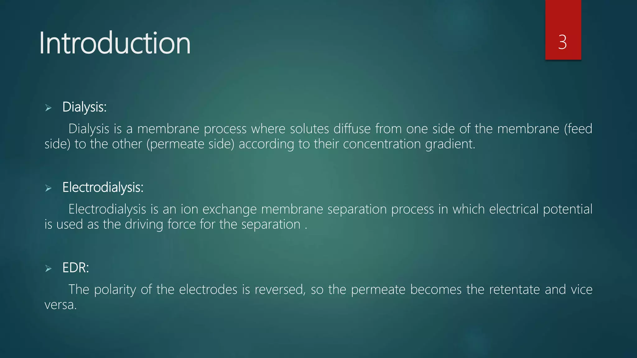 Electrodialysis | PPTX