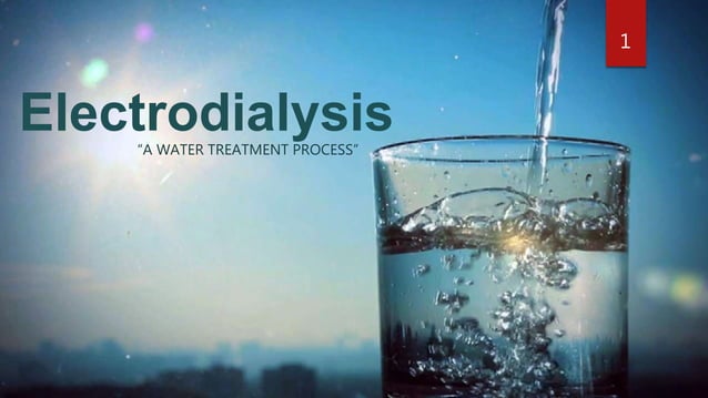 Electrodialysis | PPTX | Chemistry | Science
