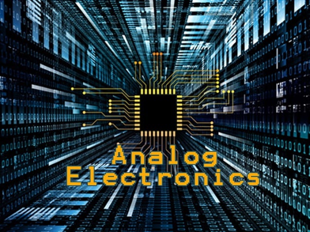 Electrodiction Free Analog Electronics Tutorials | PPT | Consumer Electronics | Technology ...