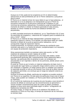 Electrodos de tungsteno | PDF