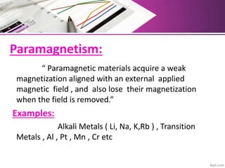 field of a magnetized object | PPT